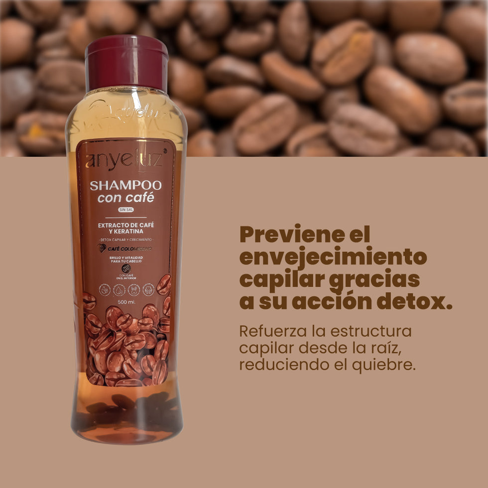 SHAMPOO CON CAFÉ ANYELUZ – Anyeluz