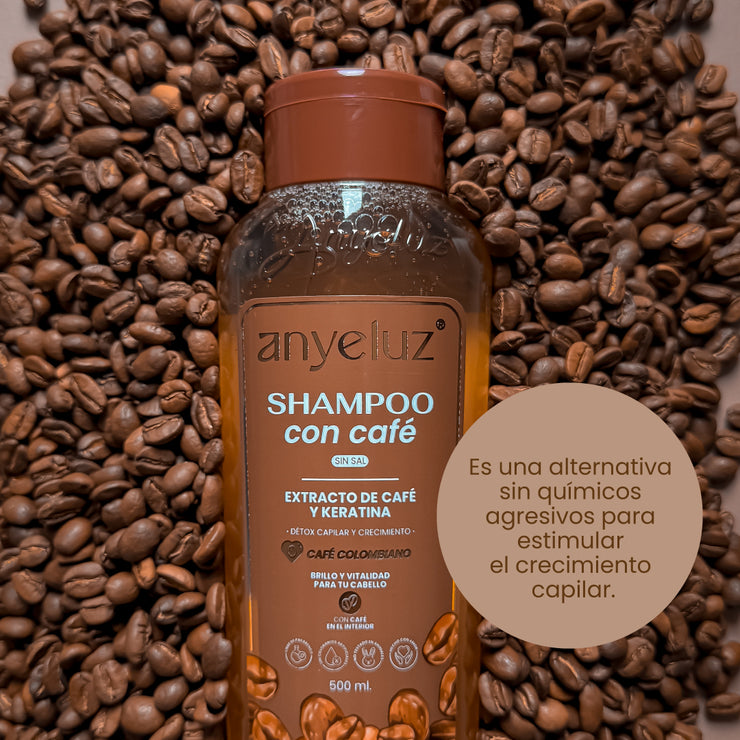 SHAMPOO CON CAFÉ ANYELUZ – Anyeluz