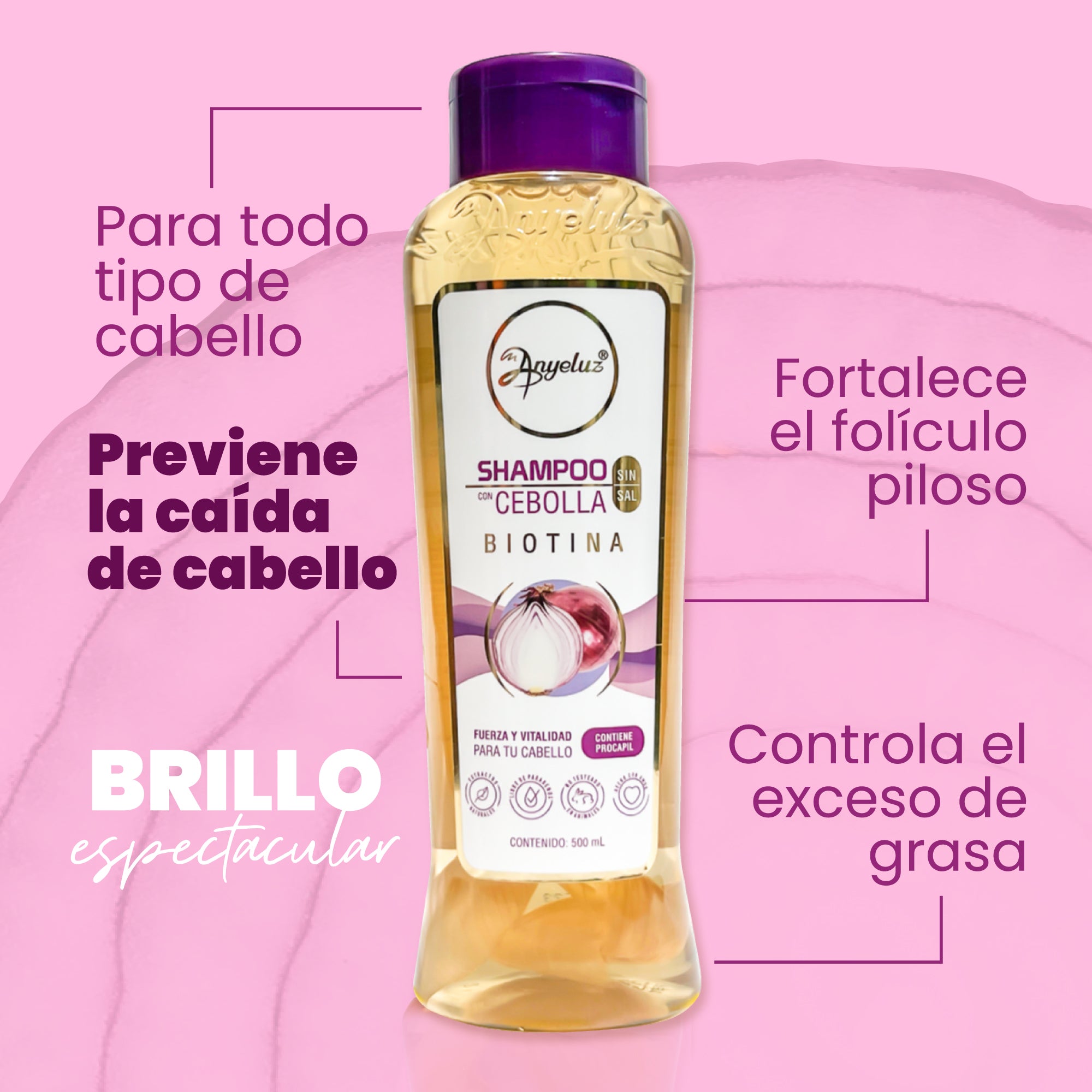 SHAMPOO DE CEBOLLA 100ML – Anyeluz
