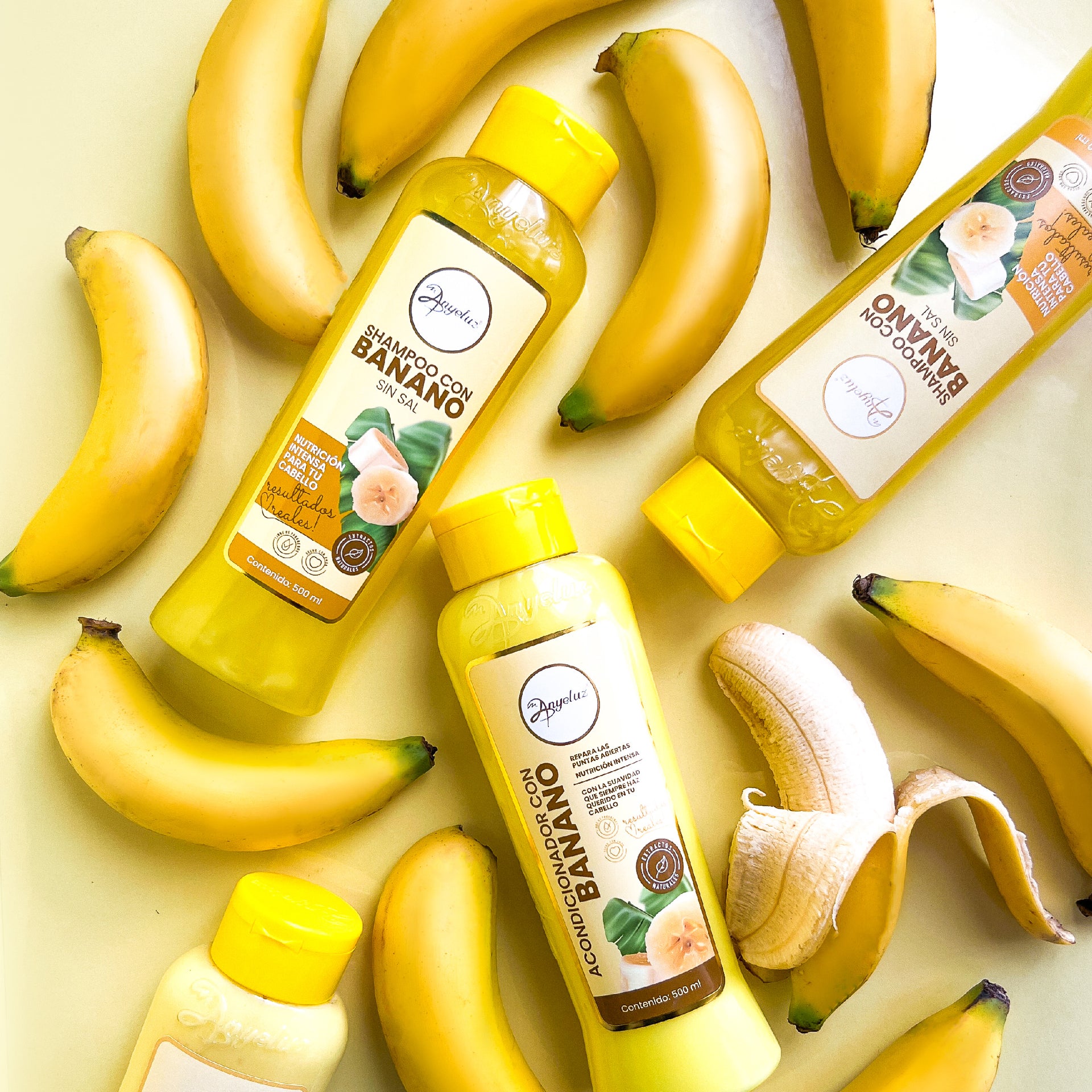 SHAMPOO CON BANANO ANYELUZ – Anyeluz